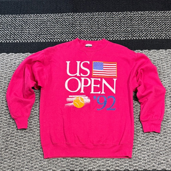 Signal Sports | Tops | Vintage Us Open 992 Signal Sports Crewneck ...